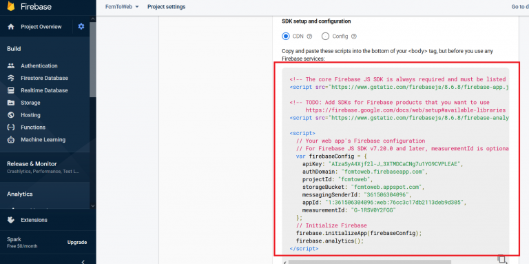 Firebase Cloud Messaging Push Notification To Web - Monkeywebstudio